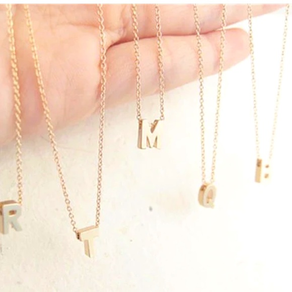 Jewelry | Initial Necklace The Letter N Super Cute | Poshmark